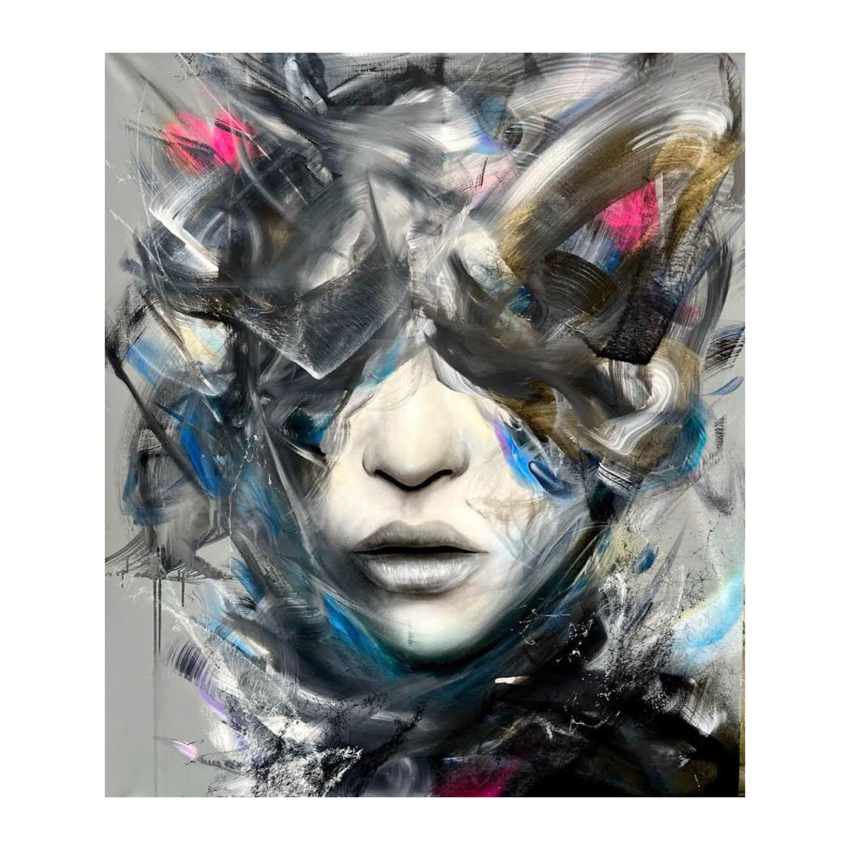 L7 Matrix Original Artwork on Canvas "Visual Xtrz405 Tripolarité ...